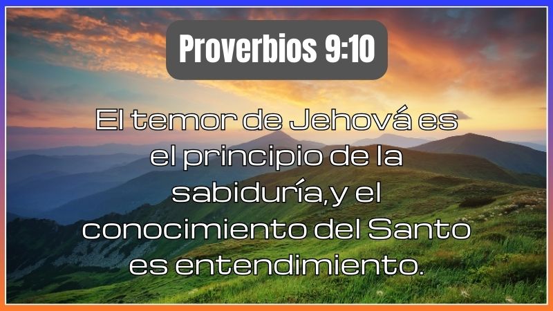 Reflexión y explicación de Proverbios 9:10 | sabiduría e inteligencia