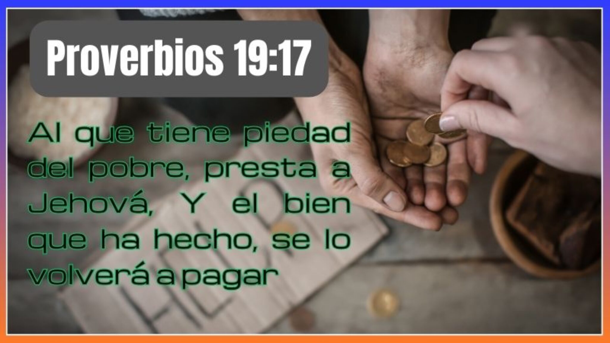 La Compasión como Préstamo a Jehová: Una Reflexión Cristiana sobre ...
