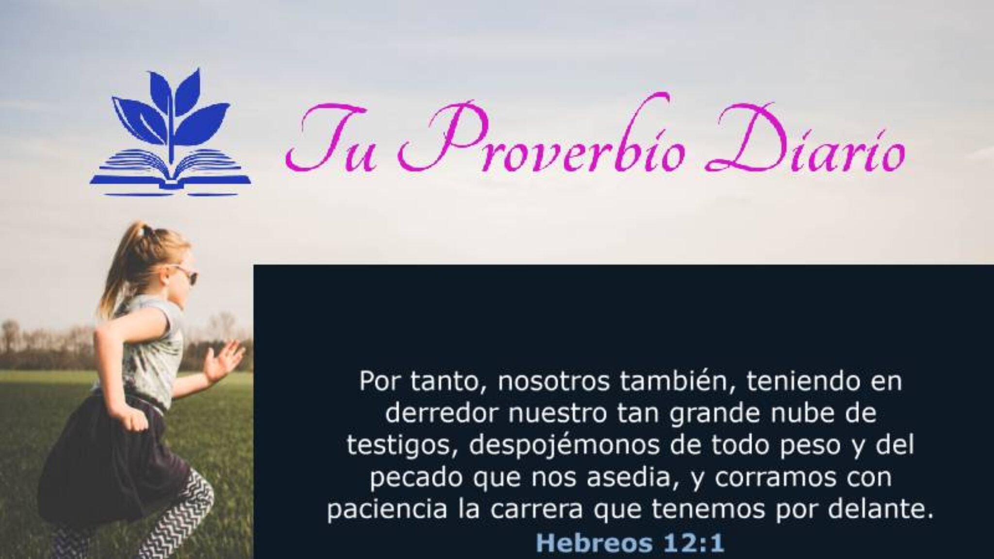 Corriendo la Carrera con Paciencia | Reflexión sobre Hebreos 12:1 - Tu ...
